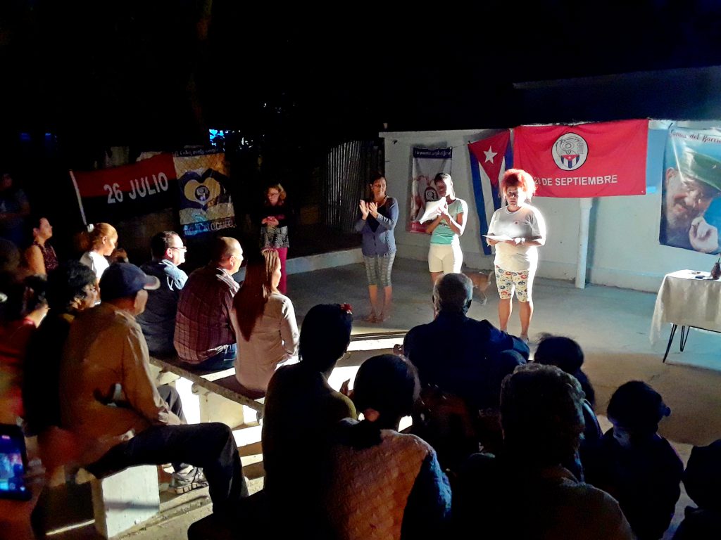 Un barrio en Congreso de los CDR